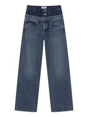 AGOLDE Elson Straight Leg Jeans - Blue