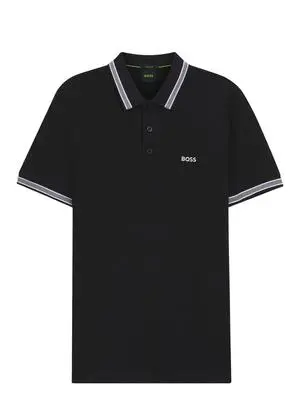 Hugo Boss Solid Color Polo Shirt - Blue