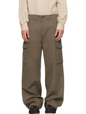 RIER Belt-loop Cargo Pants - Khaki