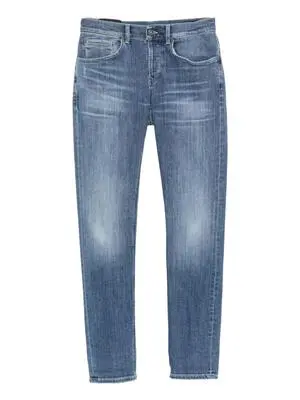 DONDUP Faded Whiskered Jeans - Blue