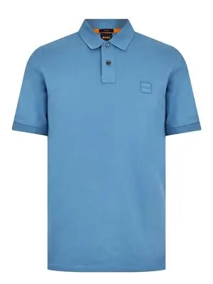 Hugo Boss Solid Color Polo Shirt - Blue