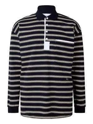 Bottega Veneta Longsleeve Polo - Black