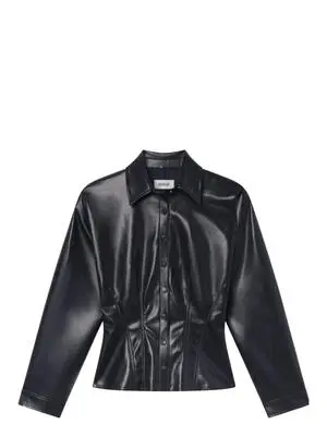 AGOLDE Devon Long-sleeve Shirt - Black