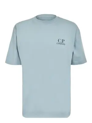 C.P. COMPANY Logo Tee - Green