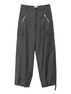 Barena Venezia Drawstring Cuff Cargo Trousers - Grey