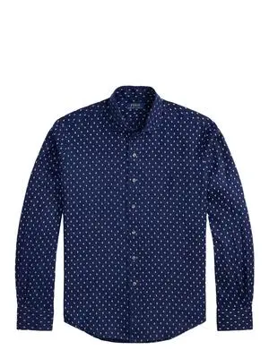 Polo Ralph Lauren Long Sleeve Patterned Shirt - Blue