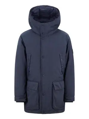 Stone Island Long Sleeve Hooded Jacket - Blue