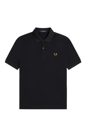 FRED PERRY Solid Color Polo Shirt 