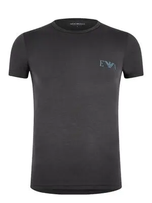 Emporio Armani Cottonstretch Tshirt - Black