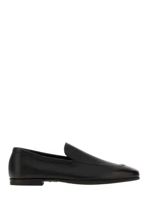 John Lobb Round Toe Loafers - Black