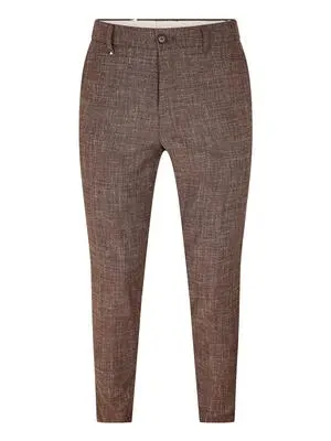 Hugo Boss Tailored Straight Leg Trousers - Brown