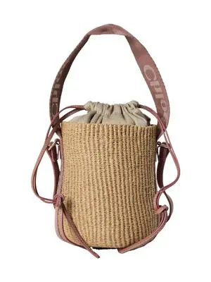 Chloé Woven Tote Bag With Drawstring Closure - No