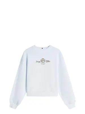 Tommy Hilfiger Relaxed Fit Crewneck Sweatshirt With Logo - No