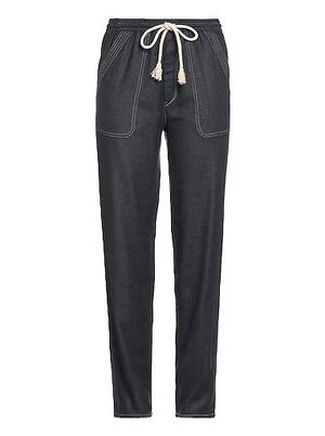 Isabel Marant Étoile Woven Drawstring Casual Pants - Black