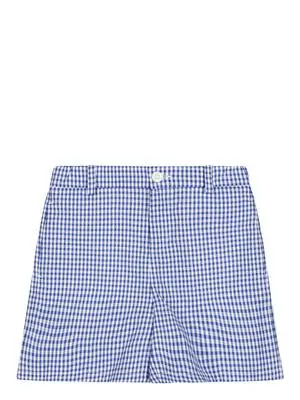 Gucci Gingham Checks Shorts - Blue