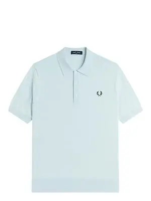 Fred Perry Solid Color Polo Shirt - Blue