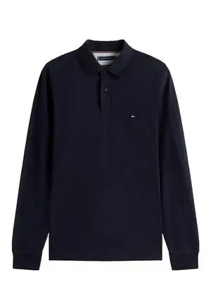 Tommy Hilfiger Long Sleeve Polo Shirt - Blue