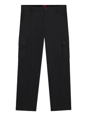 Hugo Boss Straight Leg Cargo Pants - Black