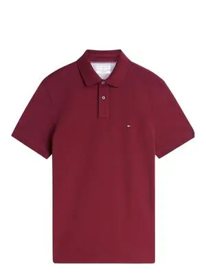 Tommy Hilfiger Solid Color Polo Shirt - Red