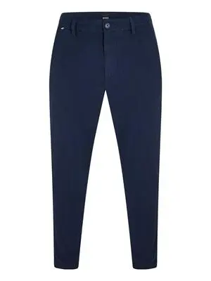 Hugo Boss Slim Fit Tapered Leg Trousers - Blue
