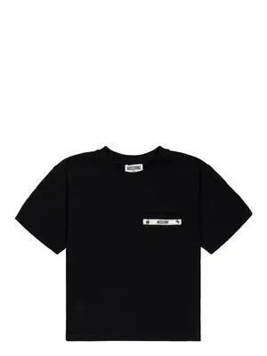 MOSCHINO Moschino Crewneck T-shirt With Chest Logo
