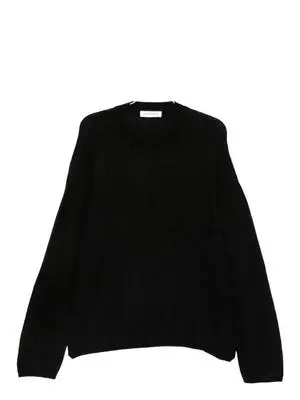 THE FRANKIE SHOP Crew-neck Knit Sweater - Black