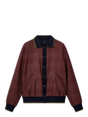 EMPORIO ARMANI Emporio Armani Checked Bomber Jacket