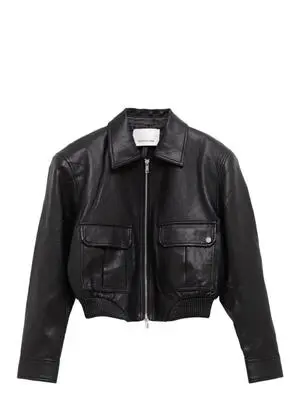 THE FRANKIE SHOP The Frankie Shop Cropped Zip-Up Jacket