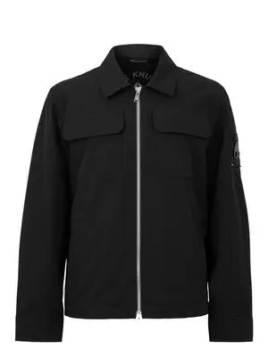Moose Knuckles Stand Collar Zip-up Jacket - Black
