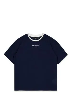 Balmain Crewneck Short Sleeve T-shirt - Black