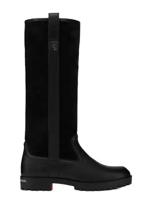 CHRISTIAN LOUBOUTIN Slouch Boots - Black