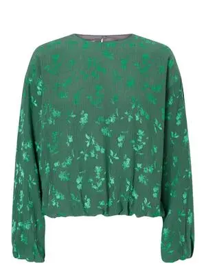 DRIES VAN NOTEN Dries Van Noten Floral Jacquard Cloqué Blouse