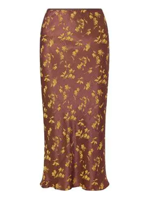 Dries Van Noten Floral-jacquard Cloqué Midi Skirt - No