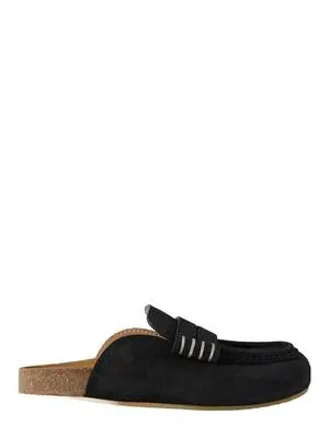 J.W.ANDERSON Jw Anderson Stitch Loafer Mules - Black