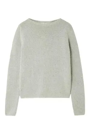 Auralee Cashmere And Silk-blend Sweater - White