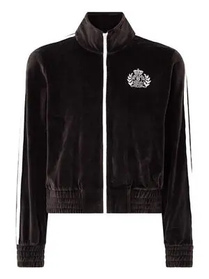 SPORTY  RICH Sporty & Rich Elio Embroidered Track Jacket - Brown