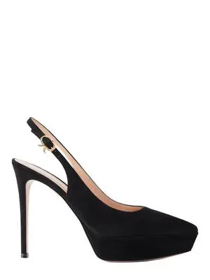GIANVITO ROSSI Gianvito Rossi Suede Slingback Pumps With Stiletto Heels