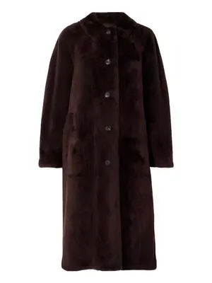 YVES SALOMON Shearling Coat - Black