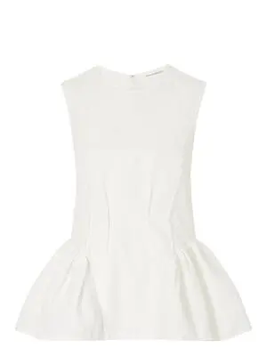 Cecilie Bahnsen Cecilie Bahnsen Waist Pleated Top No
