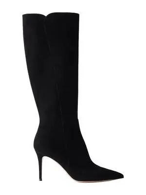 GIANVITO ROSSI Suede Knee-high Boots - Black