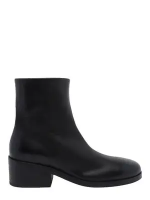 Marsèll Glossy Zip Ankle Boots - Black