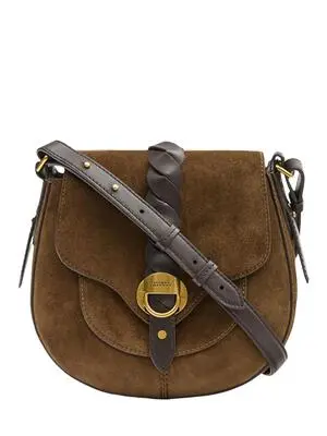 Isabel Marant Étoile Isabel Marant Small Crossbody Bag With Braided Detail Brown