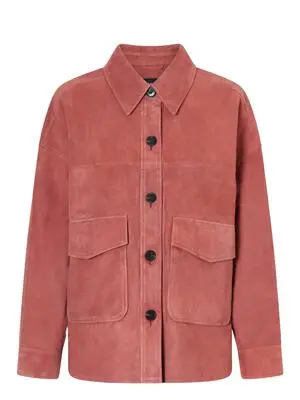 ARMA Arma Kaylee Paneled Suede Jacket