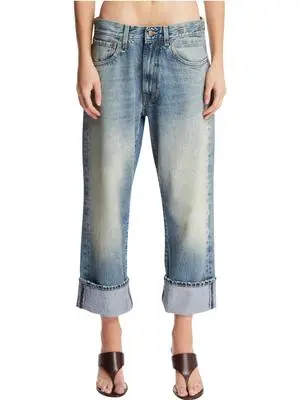 R13 Belt-loop Jeans - Blue