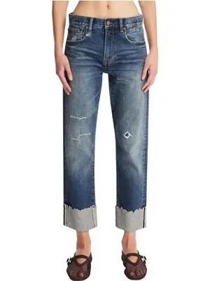 R13 Belt-loop Jeans - Blue