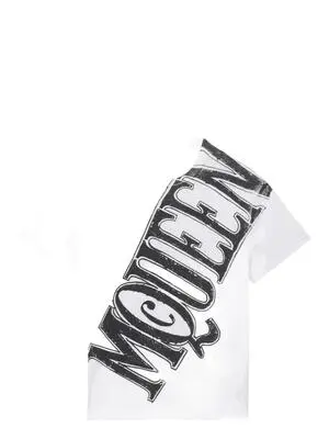 Alexander McQueen Logo-print T-shirt - White/black