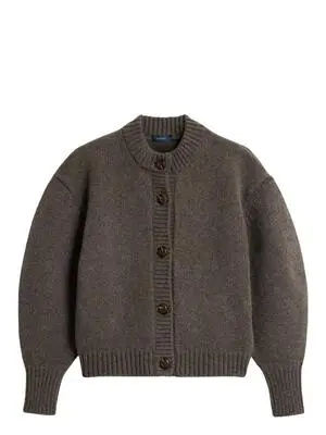 Soeur Leonard Button-fastening Cardigan - Brown