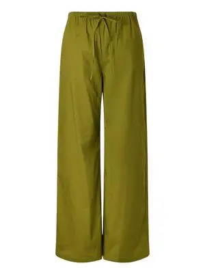 STAUD Staud Loose Drawstring Wide-Leg Trousers