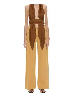 Christopher Esber Christopher Esber Quartz Relaxed-Fit Jeans Yellow