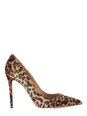 GIANVITO ROSSI Gianvito Rossi Leopard-Print Velvet Pumps Brown